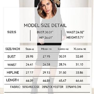 BTFBM 2023 Women V Neck Long Sleeve Bodycon Sweater Dress Button Up Tie Waist Ribbed Knit Midi Pencil Dresses with Belt(Solid Black, Large)