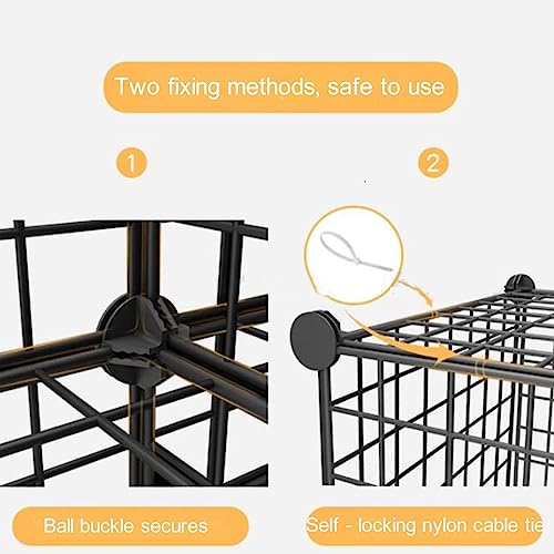 Cat Cage - Chinchilla Cage Rabbit cage Indoor Large with Litter Box DIY Cat Playpen Detachable Metal Wire Kitten Kennels Crate Small Animal Cage for Pet (Size : 75 * 49 * 73cm)