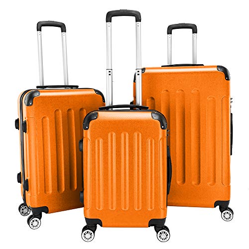 SEALAMB Hard Shell Travel Luggage Suitcase Sets 3 Piece, Lightweight Durable hardside luggage Sets, Carry On Luggage Sets with TSA Lock & Spinner Wheels