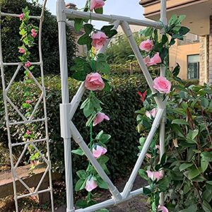 Rose Arch Garden Arbors,Garden Arch Used for Climbing Rose Plants,Wedding Arches,Metal Pergola Climbing Aid,Trellis Climbing Arch,Weatherproof,Trellis,Garden Lawns Celebratory Decoration