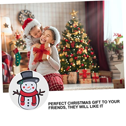 Veemoon 1pc Felt Snowman Kids Nativity Play Set Felt Christmas Detachable Ornaments Christmas Snowman DIY Nativity Ornaments for Kids Christmas Snowman Games Ornaments Xmas Gift Decor Toy