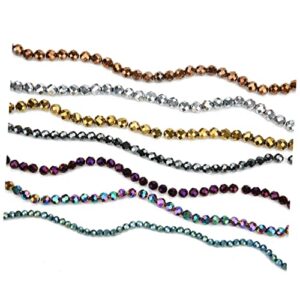 COHEALI 192pcs Beads in Bulk Gemstones Bulk Jewelery Loose Beads Beaded Bracelet Craft Beads for Jewelry Making Bracelet Beads Beading Kits DIY Beads Crafting Supplies Semi-Precious Stones