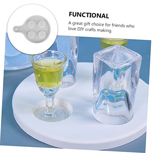 TEHAUX 3 Pcs Cup Holder Mold Silicone Square Mold Resin Coasters Square Silicone Mold Tray Silicone Coasters Molds Beer Flight Boards Resin Creative Wine Rack Mould Silicone Epoxy Mold