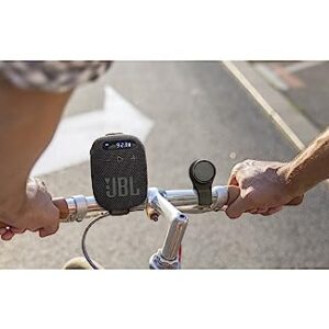 JBL Wind 3 Portable Bluetooth Speaker and FM Tuner Radio for Bike Handlebars