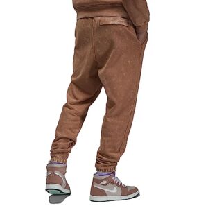 Nike Jordan Flight Fleece Men's Washed Pants (as1, Alpha, x_l, Regular, Regular, Mineral Clay)