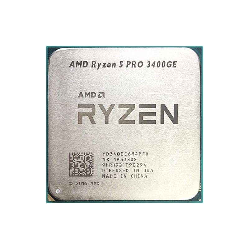 AMD Ryzen 5 PRO 3400GE CPU Used 4-Core 8-Thread Desktop Processor 3.3 GHz 4M 35W Socket AM4