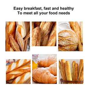 Zerodis Bread Baking Pan, 2 Slots Bread Baking Carbon Steel Baguettes Baking Tray Nonstick Easy to Wash Bakeware Toast Baking Bread Loaf Pan for Kitchen Cooking Baking