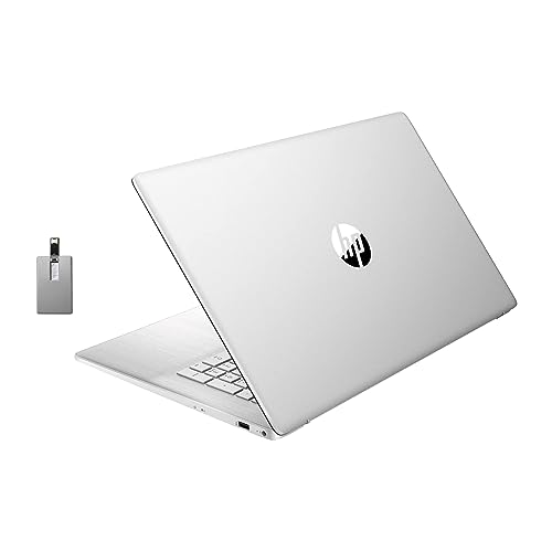 HP 17.3'' FHD （1920 x 1080） Business Laptop, Intel Core i5-1235U, 16GB RAM, 1TB PCIe SSD, Intel Iris Xe Graphics, Backlit Keyboard, HD Camera, Bluetooth, Win 11 Pro, Silver, (renewed)