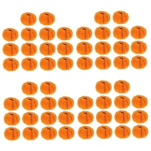 safigle 60 pcs felt pumpkins plant stuff diy crafts christmas garland pumpkin pendant ornaments for felt pumpkin garland diy xmas tree decors halloween hanging tags christmas hangings