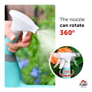 Watering Can for Indoor and Outdoor Plants Garden Flowers - Multipurpose Spray Bottle - Detachable Spray - Modern Resistant Plastic 1/2 Gallon