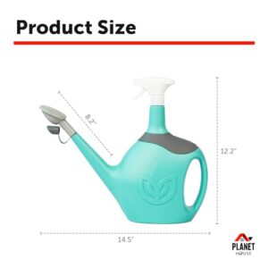 Watering Can for Indoor and Outdoor Plants Garden Flowers - Multipurpose Spray Bottle - Detachable Spray - Modern Resistant Plastic 1/2 Gallon