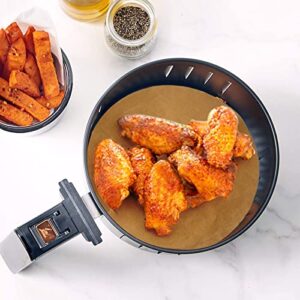 Air Fryer Paper Steaming Pad Baking Barbecue Snack Bread Paper Oil Proof Paper Avoid Stick Paper 20cm100 Sheets of Parchment Paper Air Fryer Tray for Ge Oven