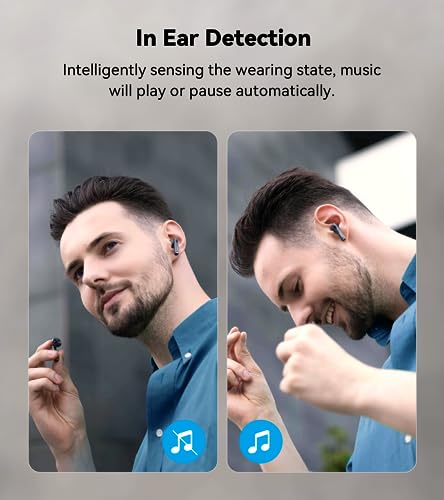 Edifier W320TN Adaptive Active Noise Cancelling Earbuds, LDAC & Hi-Res Audio Wireless, 6 Microphones AI Call Noise Cancellation, in-Ear Detection, App Control, Fast Charge, IP54, Bluetooth 5.3 - Gray