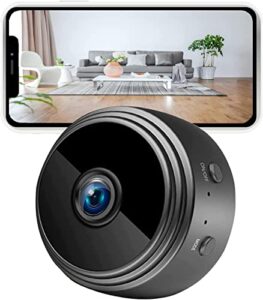 1080p magnetic wifi mini camera for home office security, indoor camera with motion detection night vision[spy camera][hidden camera]