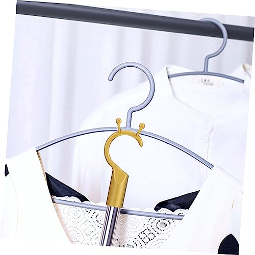 YARNOW 4pcs Clothes Rail Clothes Fork Clothing Hooks Home Goods Stainless Steel Forks Clothesline Outdoor Clothesline Home Stuff Clothes Pole Head Clothes Pole Head Parts Pole Parts Cane