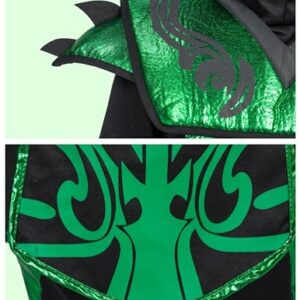 Spooktacular Creations Halloween Ninja Costume for Boys, Green Ninja Costume for Kids Ninja Themed Parties, Halloween Costume Dress Up (Small (5-7yr))