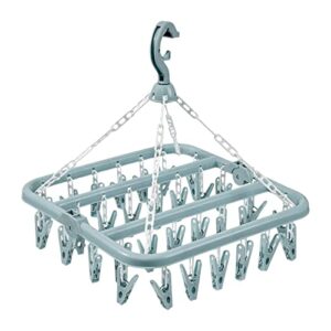 clothes hanger drying rack underwear hanger swivel clothes drying racks clothes clip hangers drying hanger with 32 clips and drip foldable hanging rack for socks bras lingerie clothes