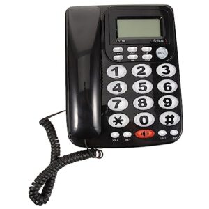 business phones home landline home phones business phone household phone desk phone english telephone battery free black pvc crafts desktop telephone home phones