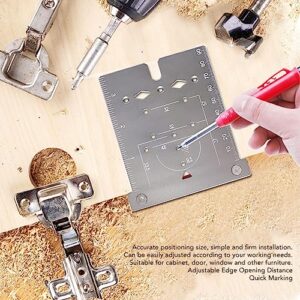 Hinge Jig Drill Guide, 35mm Dowelling Drilling Tool Set Kit Concealed Hinge Jig Kit for Furniture Woodworking