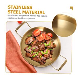 Yardwe Korean Army Pot Metal Cooking Utensils Japanese Omelette Pan Nonstick Korean Soup Pot Food Steamer Korean Ramen Pots Stock Pot Pasta Pot Household Pan Home Pan Cooking Tool Asia