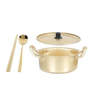 cabilock 1 set korean ramen pot mini microwave outdoor cooking stove wine set kitchen supplies butter melting pot non stick stock pot portable cooking pot non stick pot instant noodle pot