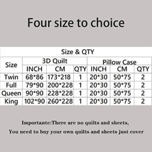 ICQ Comics Super Theme Bedding Duvet Cover Sets，3 Piece Bedding Comforter Sets Twin Full Queen Size for Neutral Kid Boys Girls Bedroom Teen Quilt Cover Bed Set 90"x90"