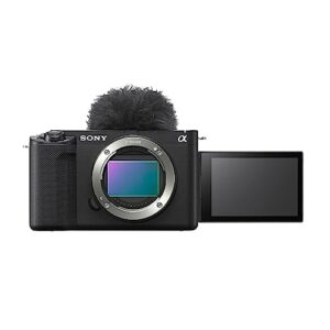 Sony Alpha ZV-E1 Full-Frame Mirrorless Vlog Camera with 28-60mm and 50mm Lens (ILCZV-E1L/B, Black) Bundle (7 Items)