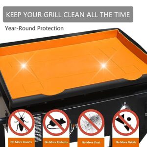 36" Food Grade Silicone Griddle Mat for Blackstone Griddle Accessories, Food Grade Silicone Griddle Cover for Blackstone Accessories Protect Your Griddle from Insects Rust