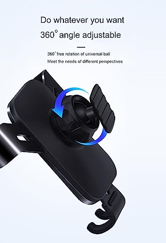 SDTHMY Car Phone Holder Compatible with Volvo XC40 XC60 XC90 Mobile Phone Stand Navigation Brackets air Conditioning Vents Interior Accessories 2018 2019 2020 2021 2022 2023 (for 2019-2023 S60)