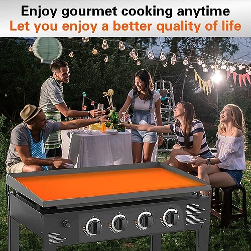 ATBKJ Grill Mat,Customizable for Blackstone 36", 30",28" Models, Non Stick/Reusable Heavy Duty Food Grade Silicone Grill Mat Protect Your Griddle from Insects, Debris and Rust