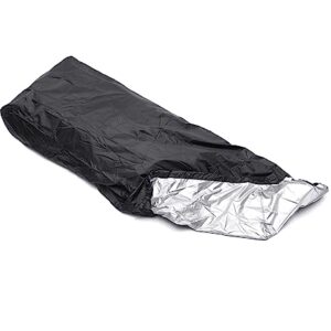 Lawn Mower Cover Outdoors Waterproof Push Lawnmower Cover Dust UV Protection Universal Oxford Covers with Drawstring Storage Bag 76" x 25" x 44"