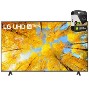 lg 43uq7590pub 43 inch hdr 4k uhd smart tv 2022 bundle with 2 yr cps enhanced protection pack