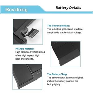 Bovekeey 55Wh A1405 Battery A1369 A1466 A1496 for MacBook Air 13 inch A1369 (2010-2011), A1466(Mid 2012, Mid 2013, Early 2014, Early 2015, 2017), A1496 A1377 [EMC :2925, 2469, 2559, 2392, 2632, 3178]