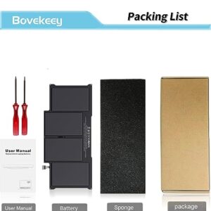 Bovekeey 55Wh A1405 Battery A1369 A1466 A1496 for MacBook Air 13 inch A1369 (2010-2011), A1466(Mid 2012, Mid 2013, Early 2014, Early 2015, 2017), A1496 A1377 [EMC :2925, 2469, 2559, 2392, 2632, 3178]