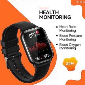 Smart Watch for Men Women Make/Answer Call 1.9" HD Ultra Narrow Edge Screen Smartwatch Compatible with iPhone Samsung Android Phones Waterproof Fitness Tracker with Heart Rate Sleep Monitor Pedometer