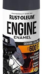 Rust-Oleum 366437 Engine Enamel Spray Paint, 11 oz, Cast Coat Iron