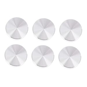 6pcs solid aluminum cake sublimation blank sublimation badge reel blanks aluminum circle disc round metal coffee table thick aluminum discs aluminum alloy glass aluminum sticker