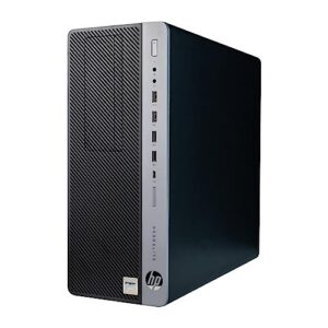 HP EliteDesk 800G4 Tower Desktop Computer | Hexa Core Intel i7 (3.4) | 32GB DDR4 RAM | 1TB SSD Solid State | Windows 11 Professional | Home or Office PC (Renewed), Black