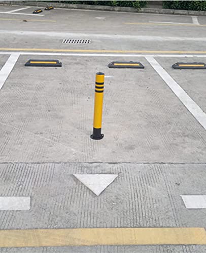 OUSIKA Parking Post, Parking Barrier, for Parking Lot Column Parking Space Lock Floor Lock Thickened Parking Thickened Column Parking Lock and Floor Lock Column Bollard