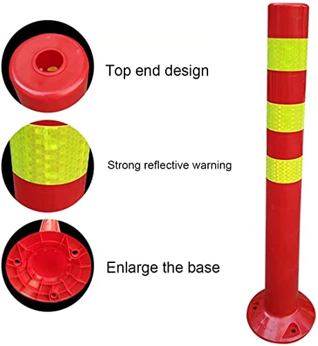 OUSIKA Parking Post, Parking Barrier, for Parking Lot Car Parking Space Lock Bollard to Save Parking Spaces as Parking Barriers, Road Markets Bollard