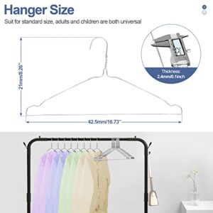 SPECILITE Heavy Duty Clothes Rack with 50 Pack Wire Hangers