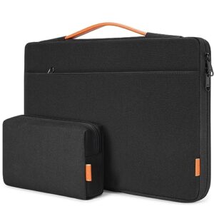 kizuna laptop sleeve case 13 inch computer carrying bag for 14" ideapad flex 5i /13" macbook air/14 lenovo thinkpad x1 carbon/yoga s740/14 thinkpad t14 2022/14" dell latitude 14 5401/huawei,black