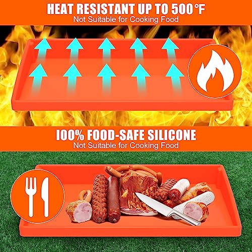 Silicone Griddle Mat Cover for Blackstone - 22 Inch True All-Encompassing Coverage Heavy Duty Food Grade Grill Buddy Mat, All Season Cooking Surface Protective Cover