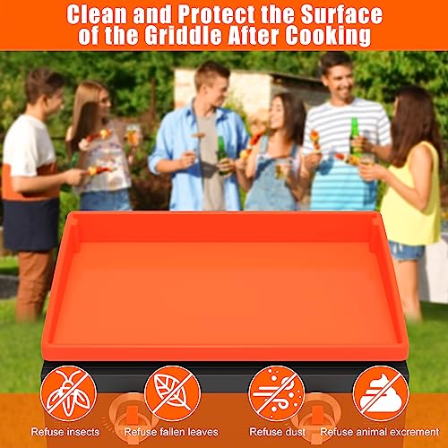 Silicone Griddle Mat Cover for Blackstone - 22 Inch True All-Encompassing Coverage Heavy Duty Food Grade Grill Buddy Mat, All Season Cooking Surface Protective Cover