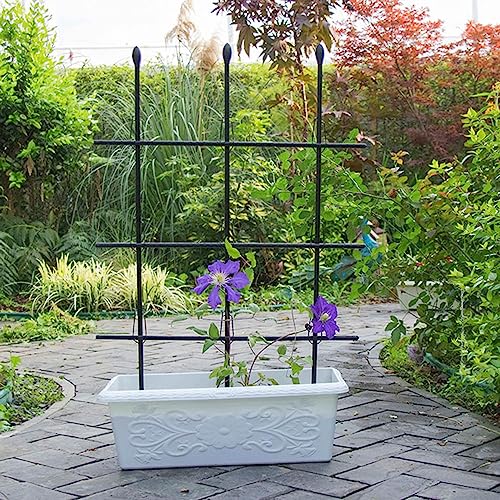 Garden Trellis, Plant Trellis for Climbing Plants Indoor Outdoor, DIY Tomatoes Cage Potted Plant Support Stakes for Vegetable, Rose, Bean, Pots, Clematis (Size : 90cm(35.4in*120cm(47.2in))