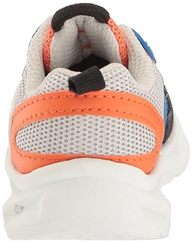 Carter's Kids Adusa Light-Up Sneaker, Blue/Orange, 7 US Unisex Toddler