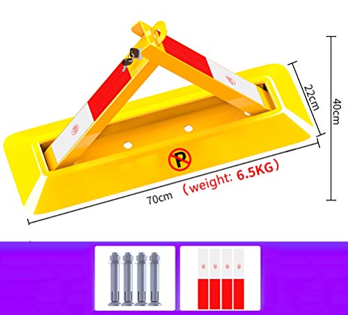 Parking Posts Folding,Private Car Parking Latch Space Lock,Protect Your Parking Space,Easy Installation Car Park Driveway Guard Saver