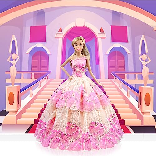 UNICORN ELEMENT 43 Pcs Doll Clothes and Accessories, Include 2 Skirts 2 Fashion Skirts 5 Mini Skirts 2 Swimwears 2 Fashions 10 Shoes 10 Hangers 10 Necklaces for 11.5 Inch Doll(NO Doll)