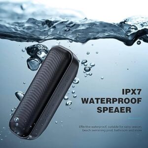 Bluetooth Speakers, Portable Speakers Bluetooth Wireless with 20W Loud Stereo Sound, IPX7 Waterproof Shower Speakers, TWS Loud Party Speakers, Multi-Colors Lights, 15 Hrs Playtime for Indoor&Outdoor