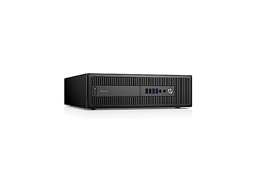 HP EliteDesk 800 G2 SFF Desktop Computer PC, Intel Core i5 6500 3.4Ghz, 32GB DDR4 RAM, 512GB SSD, Keyboard and Mouse, WiFi, Bluetooth Windows 10 (Renewed), Black